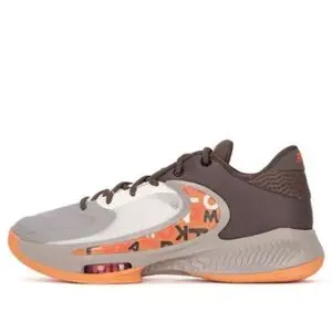 Nike Zoom Freak 4 Ep 'letter Bro' Sneakers - Ironstone/orange Trance