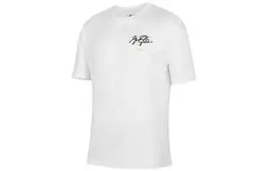 JORDAN Alphabet Logo Back Printing Short Sleeve White - Multi-color