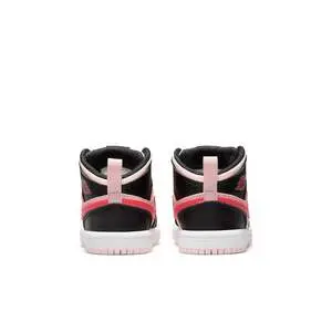 JORDAN 1 Mid Se Toddler - Black/pink