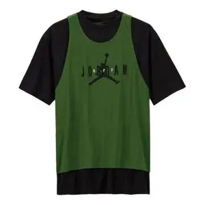 JORDAN X Off-white T-shirt 'forest - Green