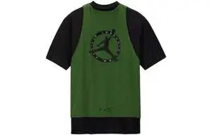 JORDAN X Off-white T-shirt 'forest - Green