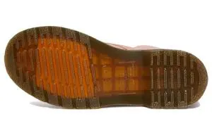 Dr. Martens 1460 Pascal Virginia Leather Lace Up Boots - Peach Beige