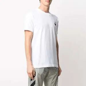 Off-White Ss21 Back Arrow Logo Printing Round Neck Pullover Short Sleeve - White