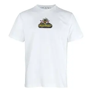 Off-White Logo Alphabet Printing Arrow Short Sleeve White