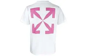 Off-White Logo Alphabet Printing Arrow Short Sleeve White