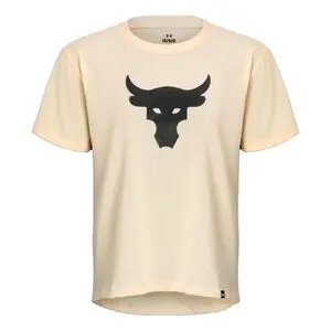 Under Armour Project Rock Brahma Heavyweight T-shirt - Beige
