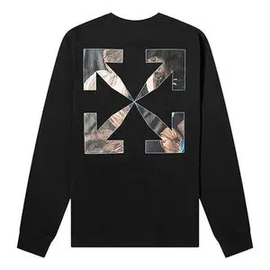 Off-White Caravaggio Print Hoodie - Black