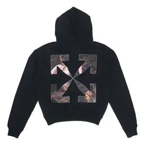 Off-White Caravaggio Print Hoodie - Black