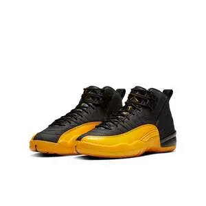 JORDAN 12 Retro High Top Sneakers - Black/university Gold