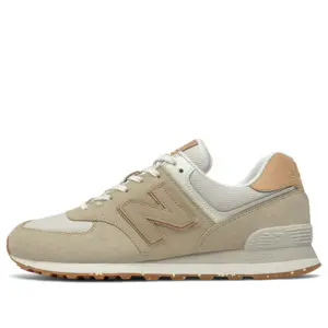 NEW BALANCE 574 Casual Sneakers - Brown/white