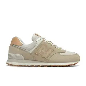 NEW BALANCE 574 Casual Sneakers - Brown/white