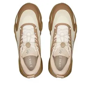 On X Loewe Cloudsolo Sneakers - Dark Sand/cream