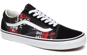 VANS Old Skool "packing Tape" Sneakers - Black/red