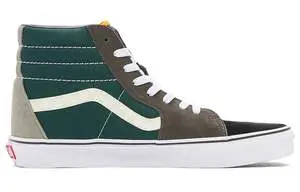 VANS Sk8-hi "mix & Match Vetiver Bistro Green" High Top Sneakers - Green/gray/white
