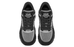 LOUIS VUITTON Run Away Sneakers - Black/grey/white