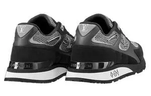 LOUIS VUITTON Run Away Sneakers - Black/grey/white
