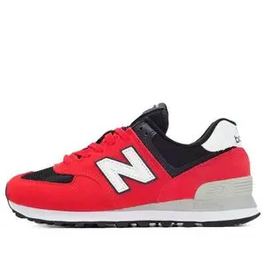 NEW BALANCE 574 Series Athletic Sneakers - Red/black/white