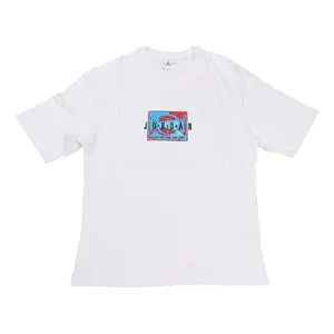 JORDAN Sport Dna Logo Printing Short Sleeve - White