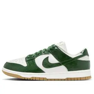 Nike Dunk Low Lx "gorge Green Ostrich" Sneakers - Phantom/gorge Green/sail