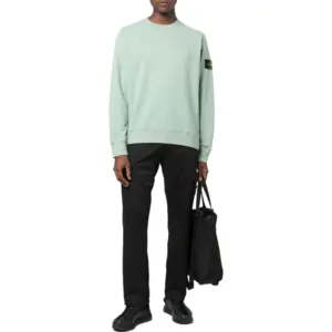 Stone Island Logo Patch Sweatshirt - Green