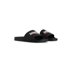 Balenciaga Pool Slides - Black