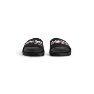 Balenciaga Pool Slides - Black