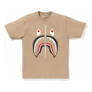 A BATHING APE Shark T-shirt - Beige