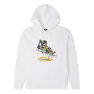 CONVERSE Graphic Hoodie - White