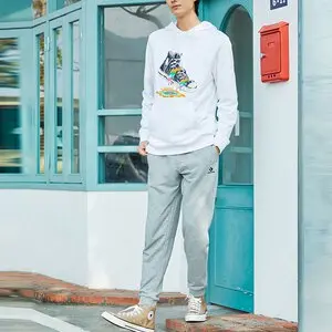 CONVERSE Graphic Hoodie - White