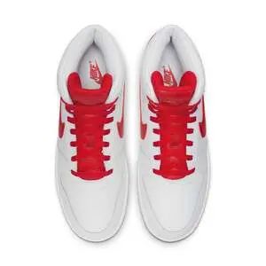Nike Ebernon Mid Sneakers - White/red