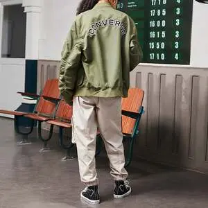 CONVERSE Logo Aviator Jacket