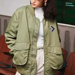 CONVERSE Logo Aviator Jacket