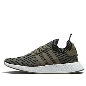 Adidas Nmd_r2 Primeknit Athletic Sneakers - Trace Cargo/black