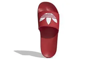 Adidas Adilette Lite Slides With Trefoil Logo - Red