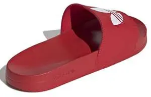 Adidas Adilette Lite Slides With Trefoil Logo - Red