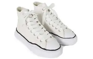Mihara Yasuhiro Peterson Og Sole Canvas High-top Sneakers - White