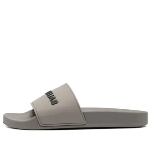 Balenciaga Balenciaga Rubber Pool Slides Grey/black