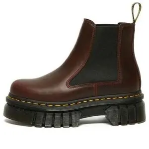 Dr. Martens Audrick Brando Leather Platform Chelsea Boots - Brown