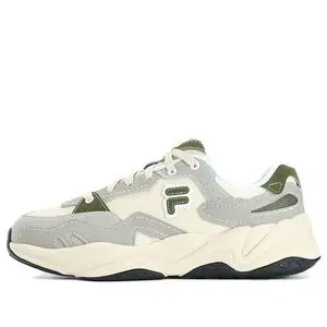 FILA FUSION Flash Lace-up Sneakers - Grey/beige/green