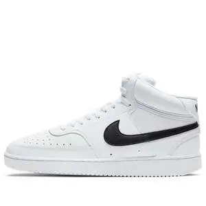 Nike Court Vision Mid Top Sneakers - White/black