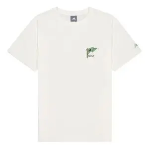 NEW BALANCE Flag Graphic T-shirt Asia Sizing - White