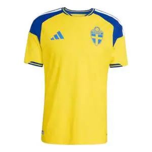 Adidas Sweden 26 Home Authentic Jersey