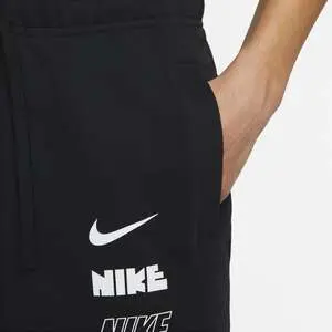 Nike Club Fleece Multi-logo Shorts - Black/multi-color
