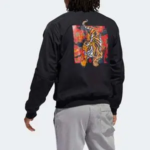 Adidas Bomber Jacket With Graphic Print