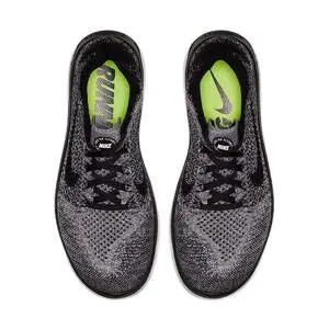 Nike Free Rn Flyknit 2018 Athletic Sneakers - White/black