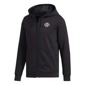 Adidas Logo Print Hooded Zipper Jacket - Default Color