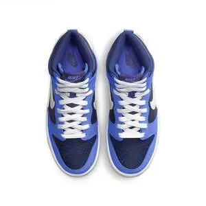 Nike Dunk High Obsidian Sneakers - Blue/white