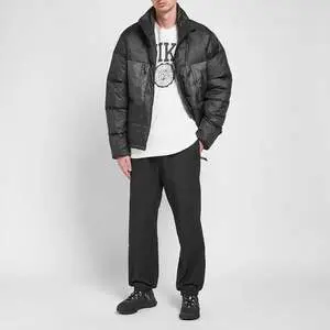 Nike Down Fill Zipper Stand Collar Puffer Jacket