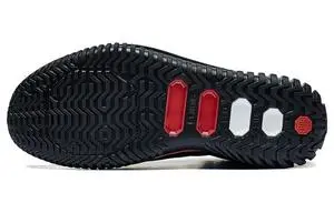 LI-NING Badfive 3 High Top Sneakers - Black/red