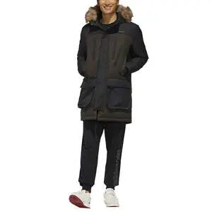 Adidas Neo Parka With Faux Fur Trimmed Hood